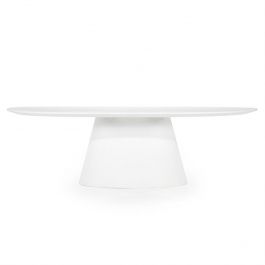 Ovale eettafel Elin - 250x110 cm - wit | Designstoel4u